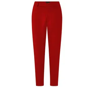 Layo G Cropped Crimson Stretch Dress Pants Tall