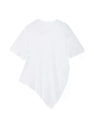 JNBY Asymmetrical Hem T-Shirt White