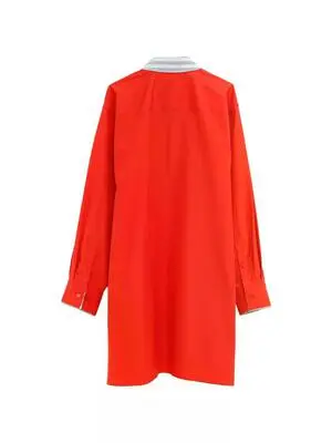Loewe Striped Collar Mini Shirt Dress