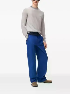 Loewe Anagram Embroidered Sweater - Dove