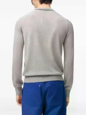 Loewe Anagram Embroidered Sweater - Grey