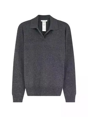 THE ROW Oashi Polo-collar Sweater
