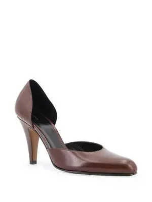 THE ROW Ornella D'orsay Pointed-toe Pumps