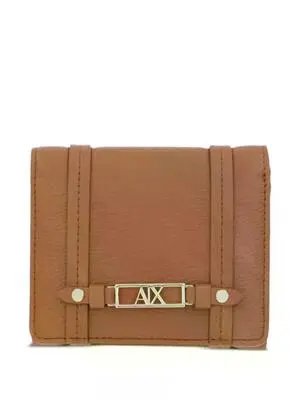 Armani Exchange Logo-plaque Wallet - Brown