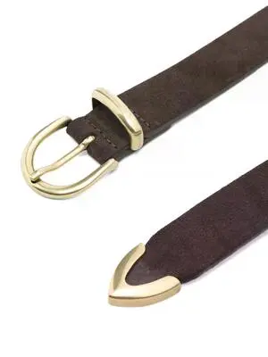 DA.D Leather Belt With Buckle Fastening - Brown