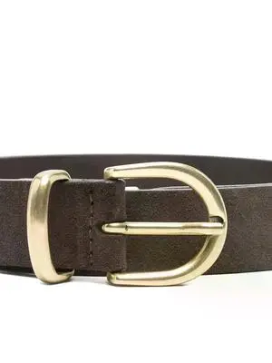 DA.D Leather Belt With Buckle Fastening