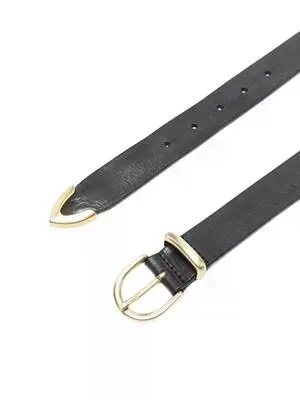 DA.D Leather Belt With Buckle Fastening
