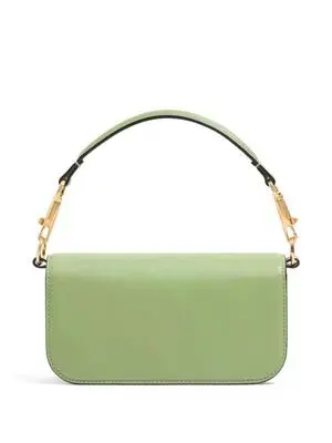 Valentino Garavani Locò Small Shoulder Bag With Jewel Logo - Green