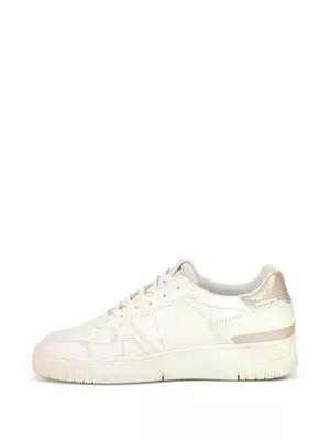 D.a.t.e. Torneo Glitter-panelled Leather Sneakers