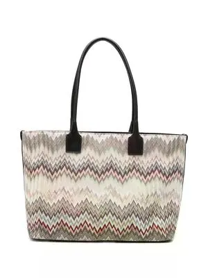 Missoni Zigzag Pattern Tote Bag - Neutrals