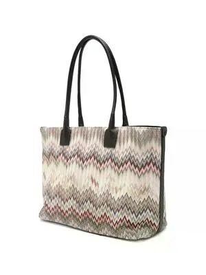 Missoni Zigzag Pattern Tote Bag