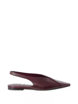 Brunello Cucinelli Calfskin Slingback Flats