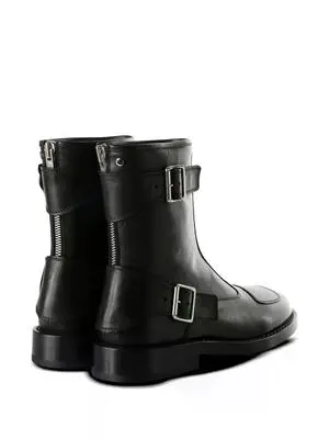 ANN DEMEULEMEESTER Buckle-strap Leather Boots