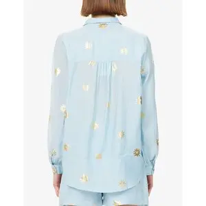 NEVER FULLY DRESSED Sun Miley Printed Woven Shirt