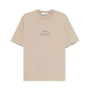 Stone Island Short Sleeve T-shirt - Tan