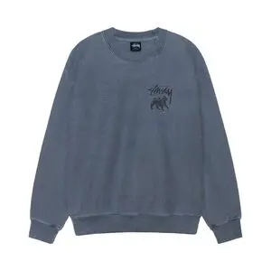 StÜssy Rasta Lion Pigment Dyed Crewneck