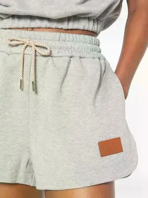 Fendi Logo Patch Track Shorts