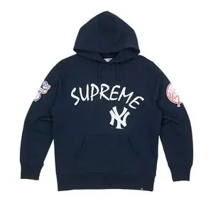 Supreme Yankees Hooded Sweatshirt - Blue