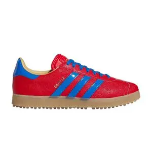 Adidas Gazelle Golf Lux 'scarlet Bluebird Gum - Red