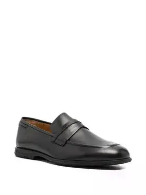 JOHN HARRISON Penny-strap Leather Loafers