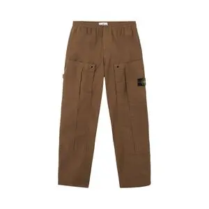 Stone Island Cargo Pocket Pants - Brown