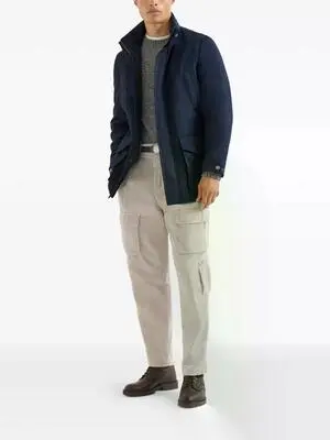 Brunello Cucinelli Water-resistant Microfiber Parka With Packable Hood