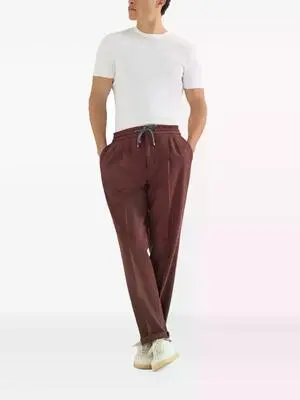Brunello Cucinelli Virgin Wool And Cashmere Flannel Trousers
