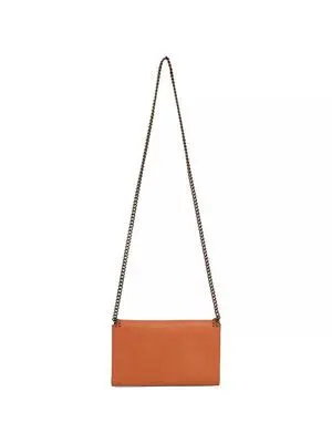 Stella McCartney Falabella Whipstitch-trim Shoulder Bag - Orange