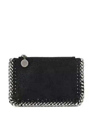 Stella McCartney Falabella Chain-trim Wallet - Black