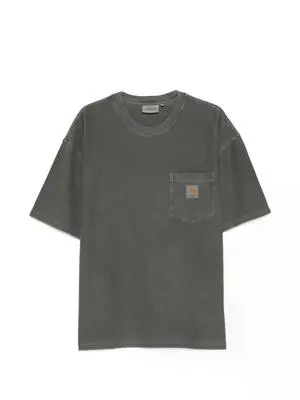 Carhartt Work In Progress Logo-patch Pocket T-shirt - Grey