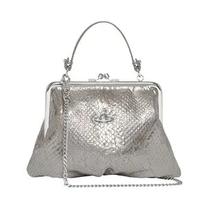 VIVIENNE WESTWOOD Granny Frame Purse 'iron - Grey