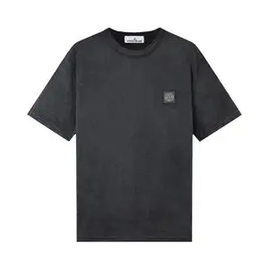 Stone Island Crewneck Short-sleeve T-shirt - Black