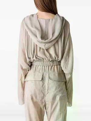 Rick Owens Cropped Hooded Top