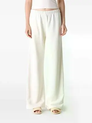 Eterne Wide-leg Jersey Track Pants - Neutrals