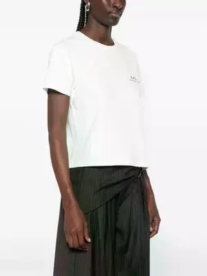 A.p.c. Logo Print Cotton T-shirt