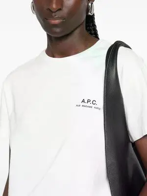A.p.c. Logo Print Cotton T-shirt