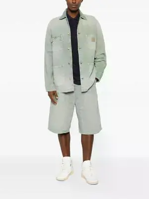 Carhartt Work In Progress Corduroy-collar Logo-patch Jacket