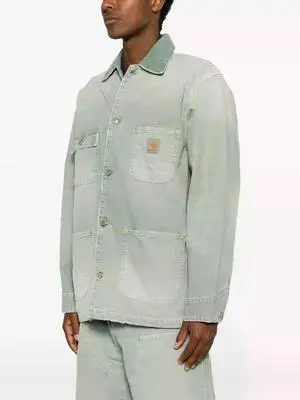 Carhartt Work In Progress Corduroy-collar Logo-patch Jacket