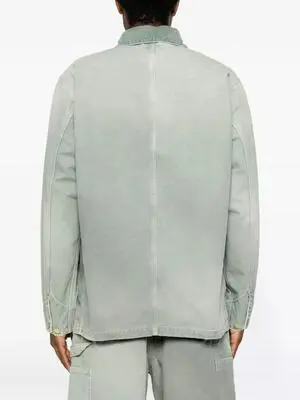 Carhartt Work In Progress Corduroy-collar Logo-patch Jacket