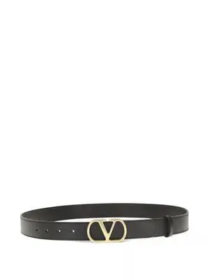 Valentino Garavani Vlogo Signature Belt - Black