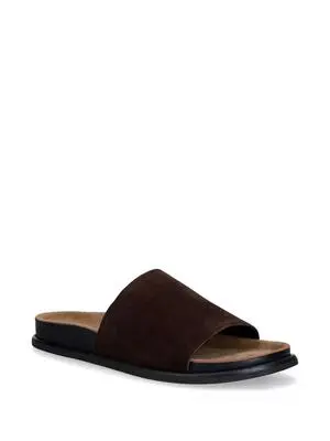 VAGABOND SHOEMAKERS Effie Suede-finish Flat Sandals - Brown