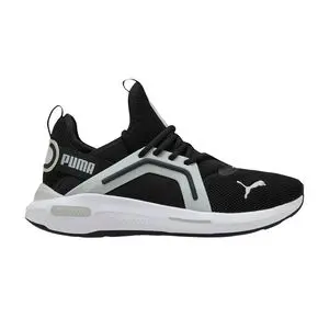 PUMA Softride Enzo 5 Cool Light Gray Athletic Sneakers - Black