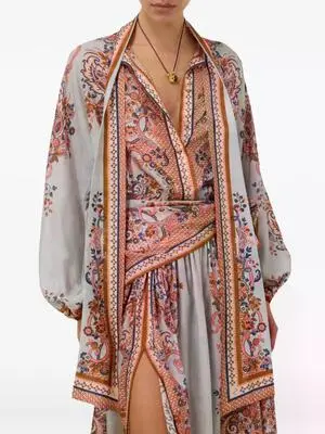 Zimmermann Aster Tie-neck Blouse