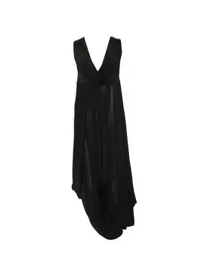 ANTONIO MARRAS VINTAGE Floral-jacquard Draped Dress