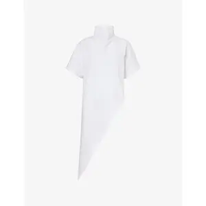 Alaïa Asymmetric Hem T-shirt - Blanc