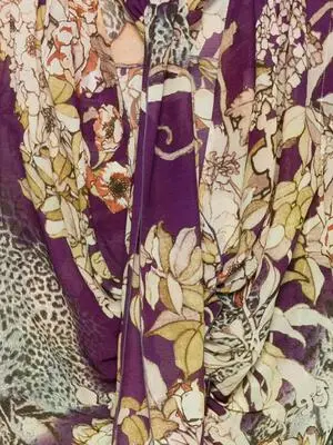 Roberto Cavalli 2000s Floral Print Blouse