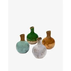 SERAX Pastels Medium Assorted Earthenware Bottle Vase - Multi