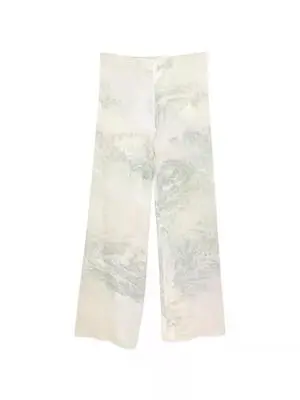 Roberto Cavalli 2000s Abstract Print Trousers
