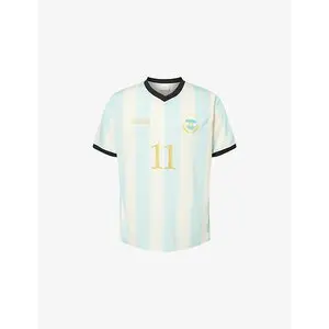 LES DEUX Argentina Football Jersey T-shirt - Button Blue