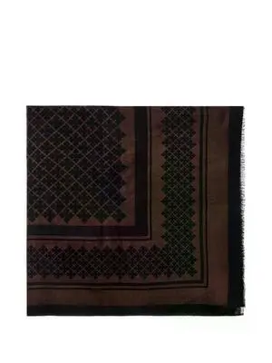 BY MALENE BIRGER Julee Graphic-pattern Scarf - Brown